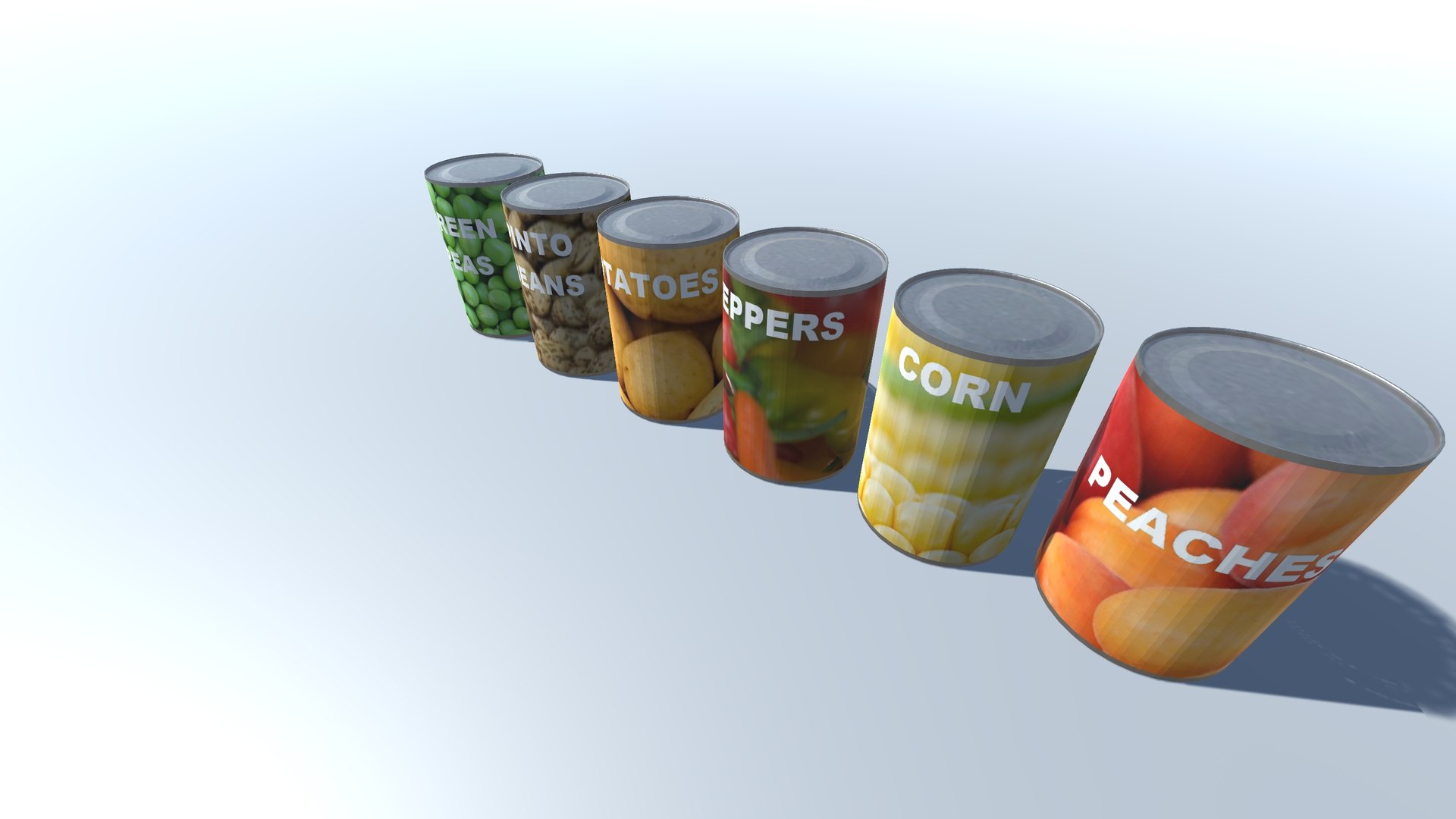 3D Canned Goods Pack - TurboSquid 2008296