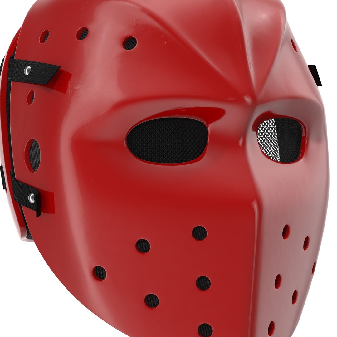 hockey mask 3d c4d