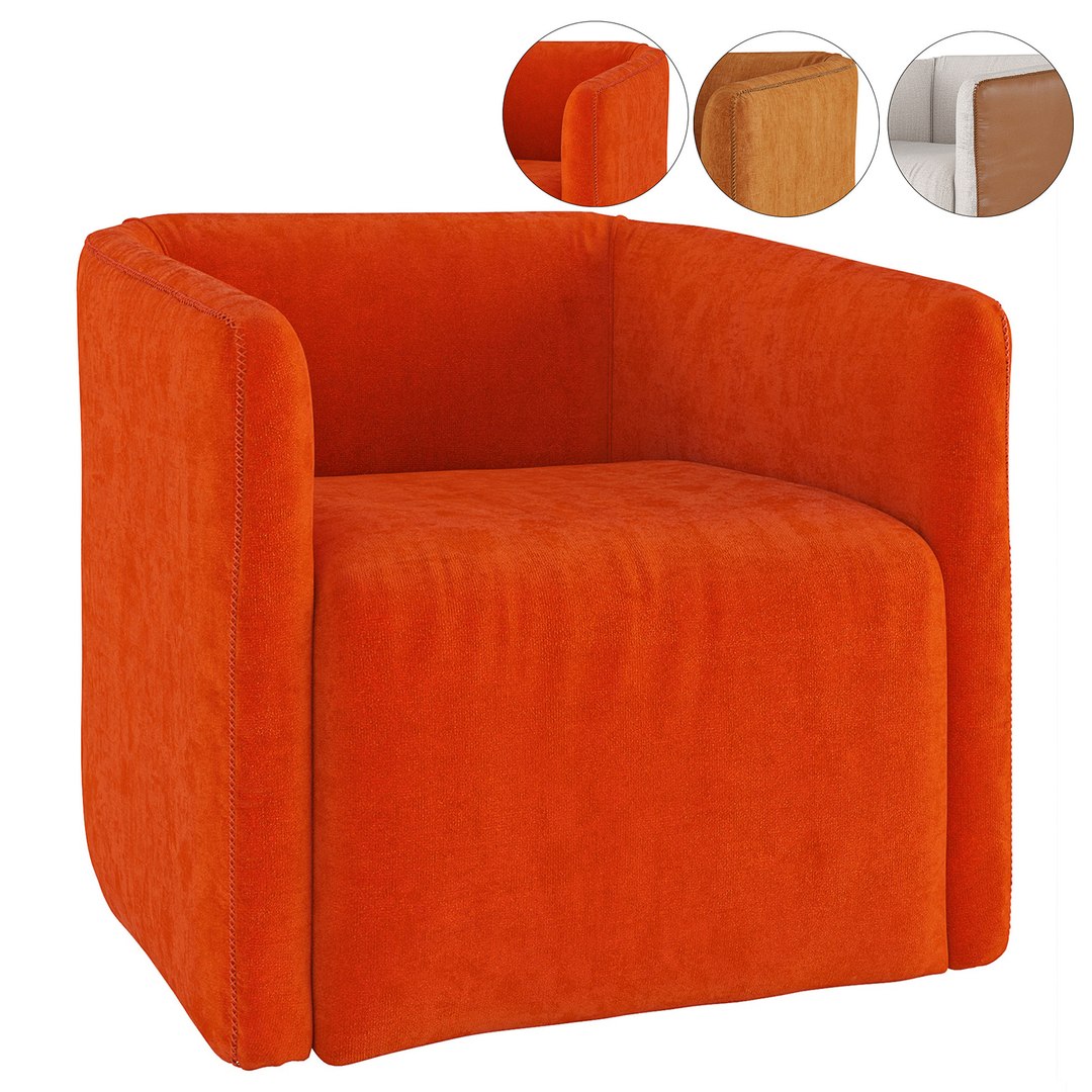 Armchair Ecko 3D model - TurboSquid 1973255