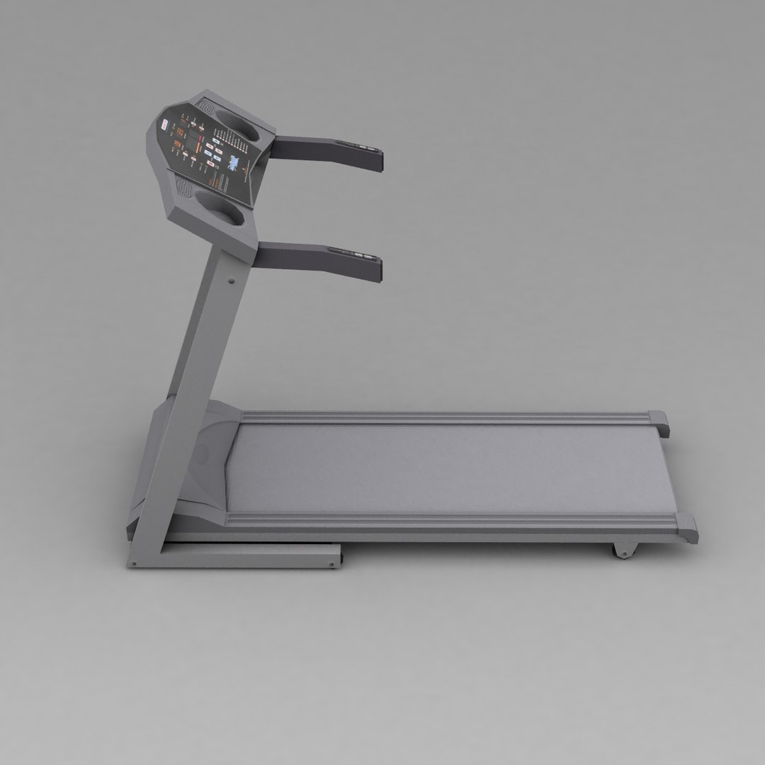 3d model treadmill low-poly