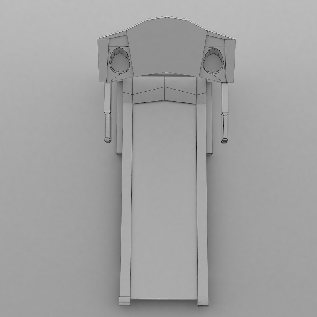 3d model treadmill low-poly