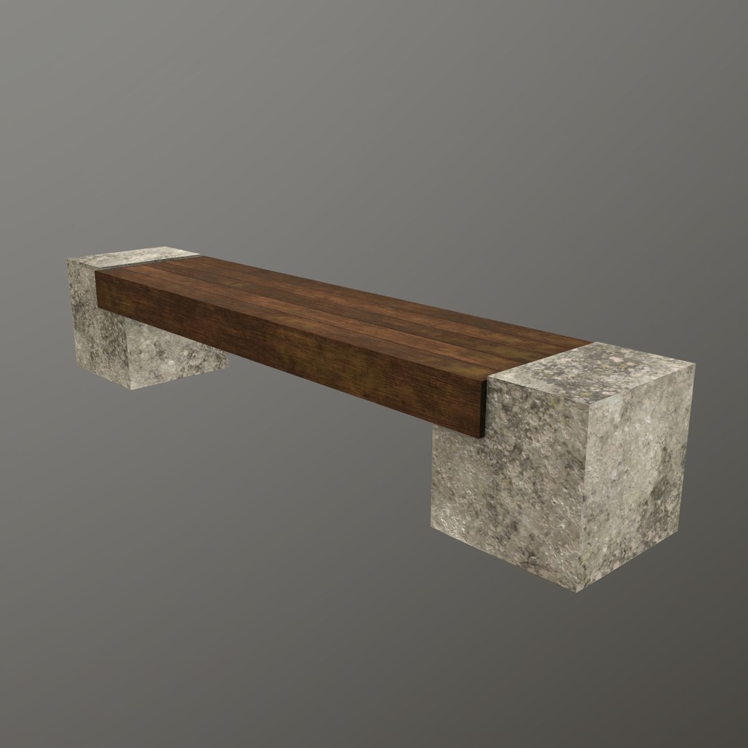 Bench Base 3D Model - TurboSquid 1487309