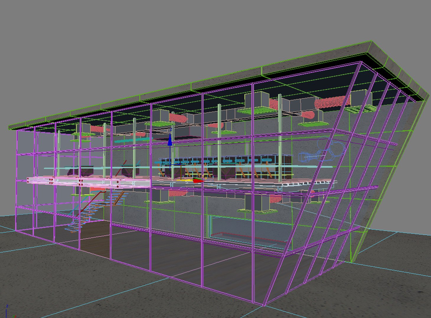 Steel Structure 3d Max