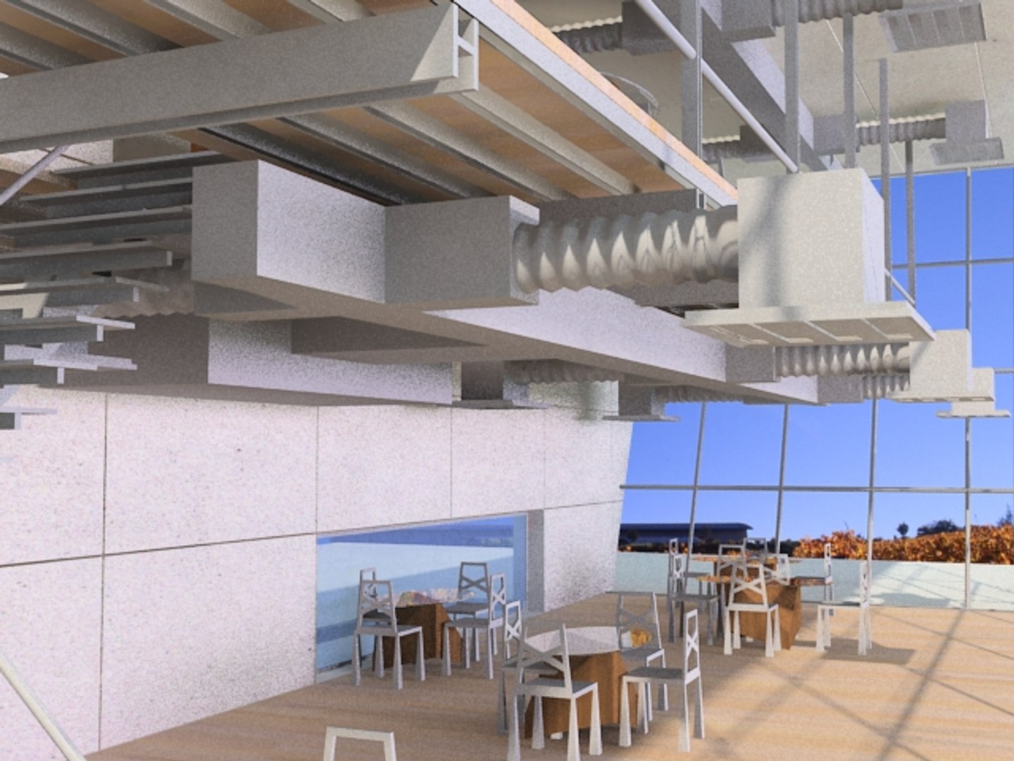 Steel Structure 3d Max