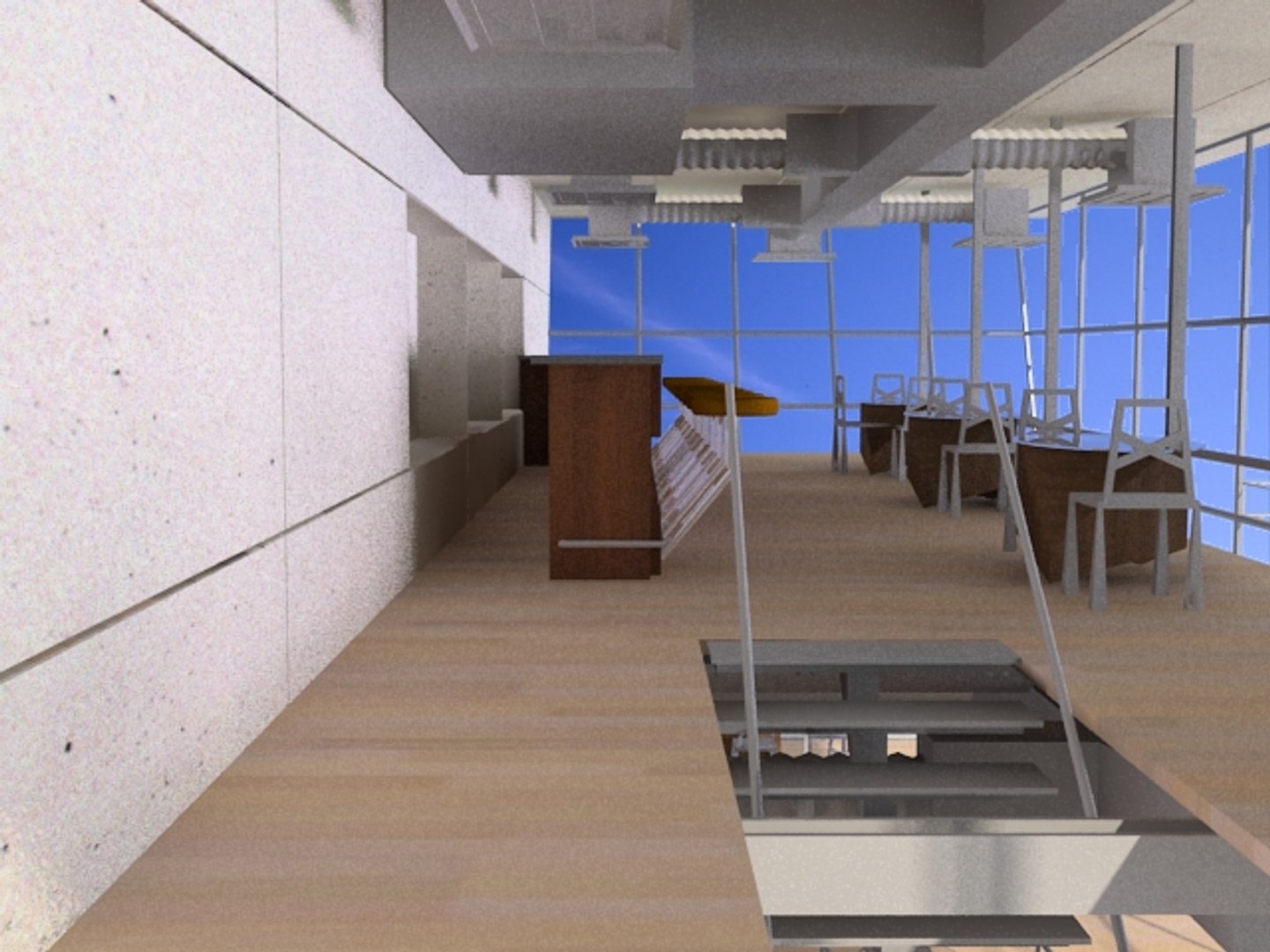 Steel Structure 3d Max