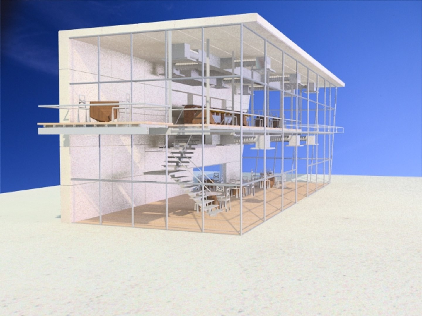 Steel Structure 3d Max