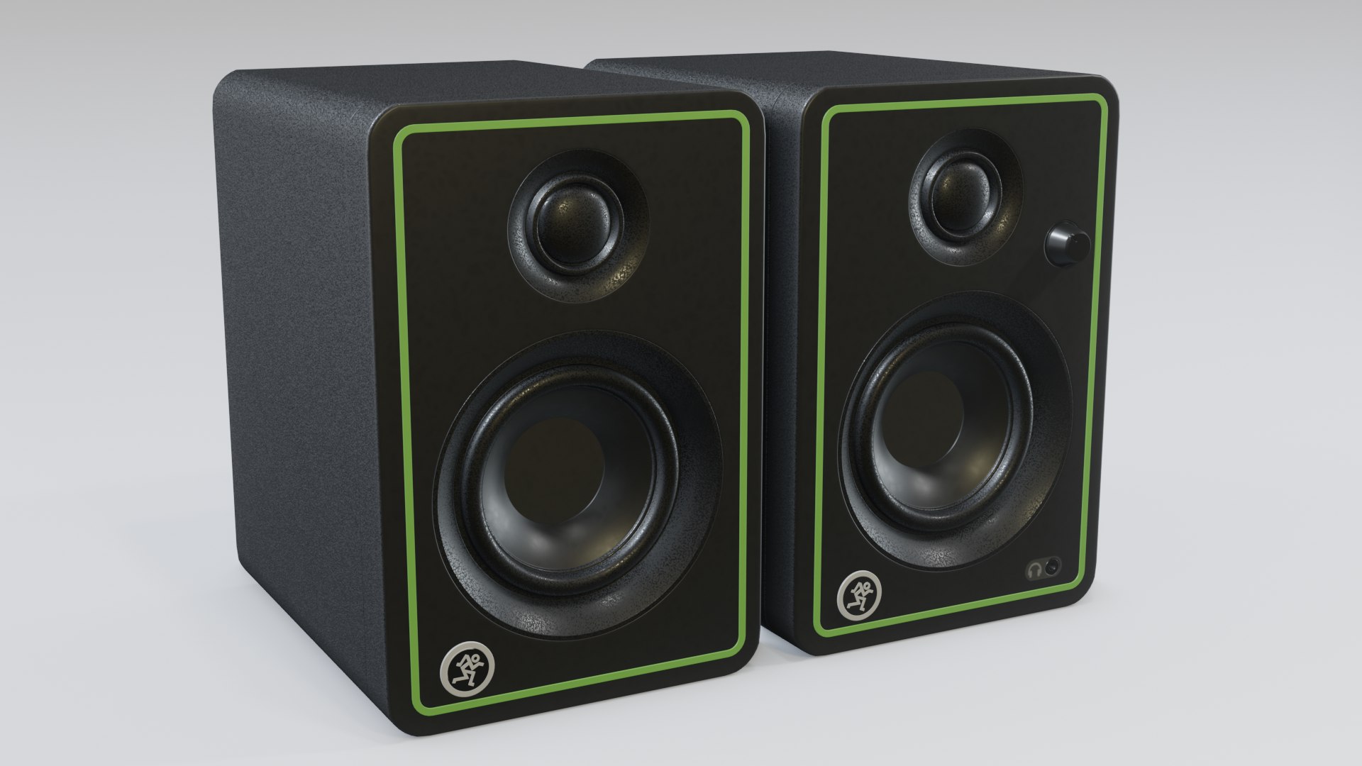 3D Studio Monitors Mackie CR3-X Black - TurboSquid 1957604