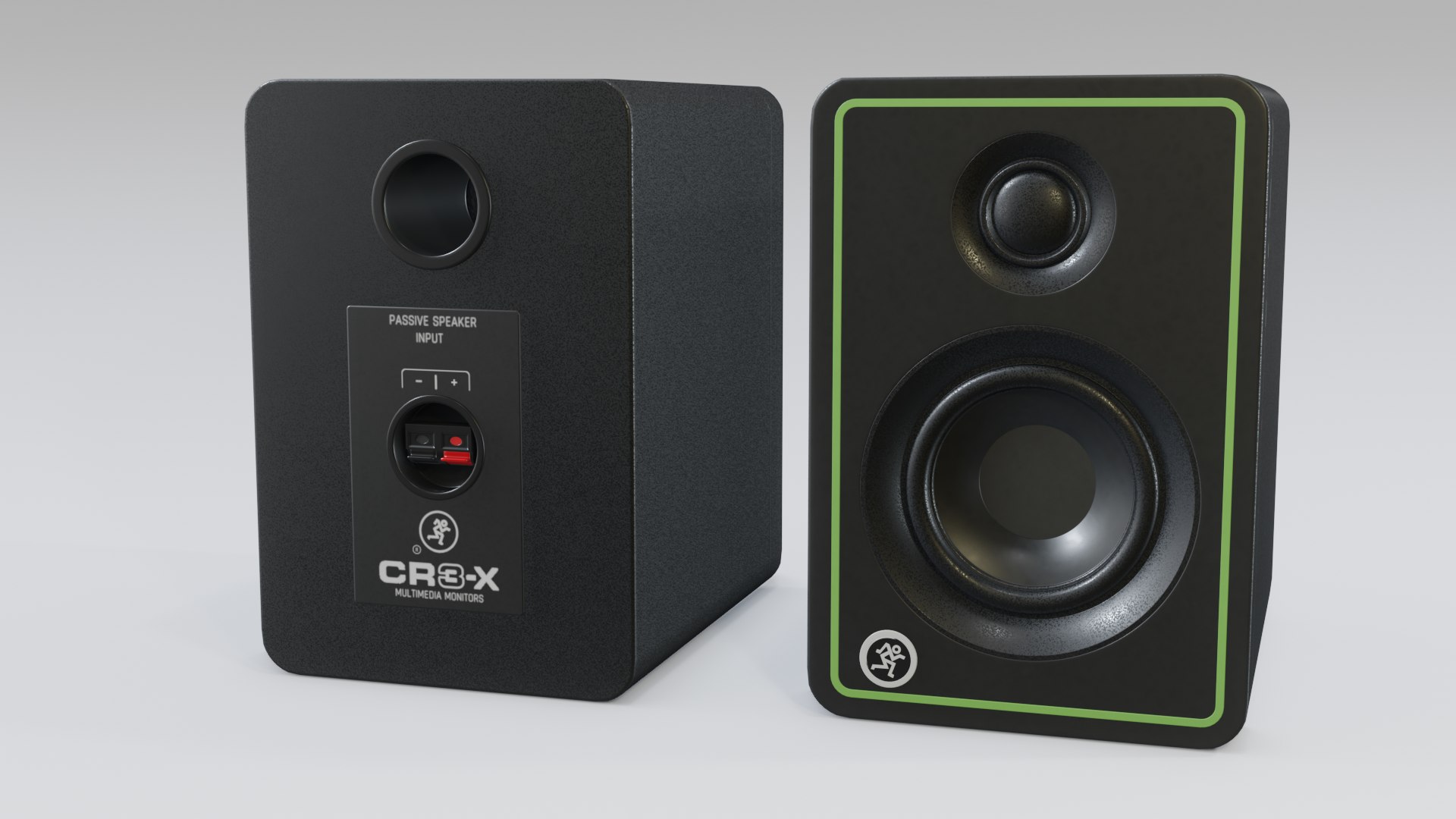 3D Studio Monitors Mackie CR3-X Black - TurboSquid 1957604