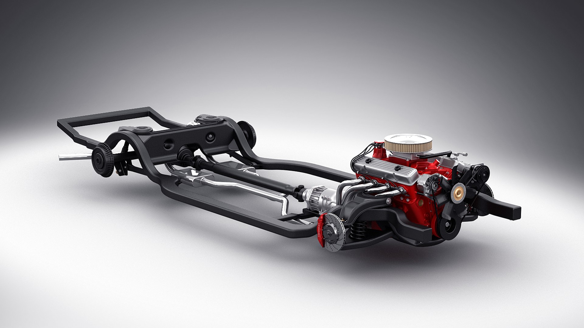 3d Model Car Chassis