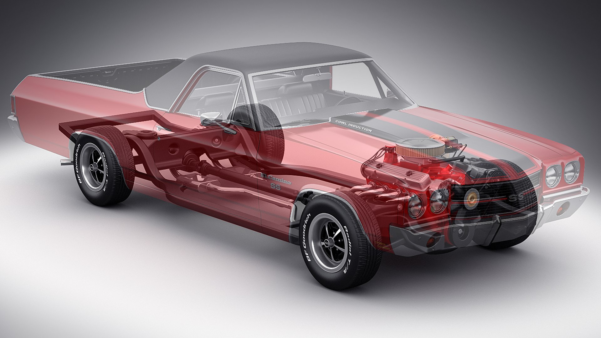 3d Model Car Chassis