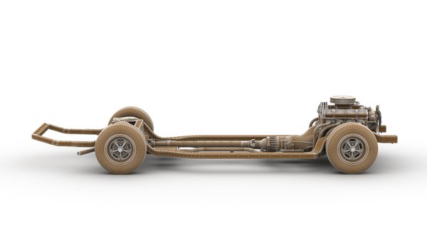 3d model car chassis