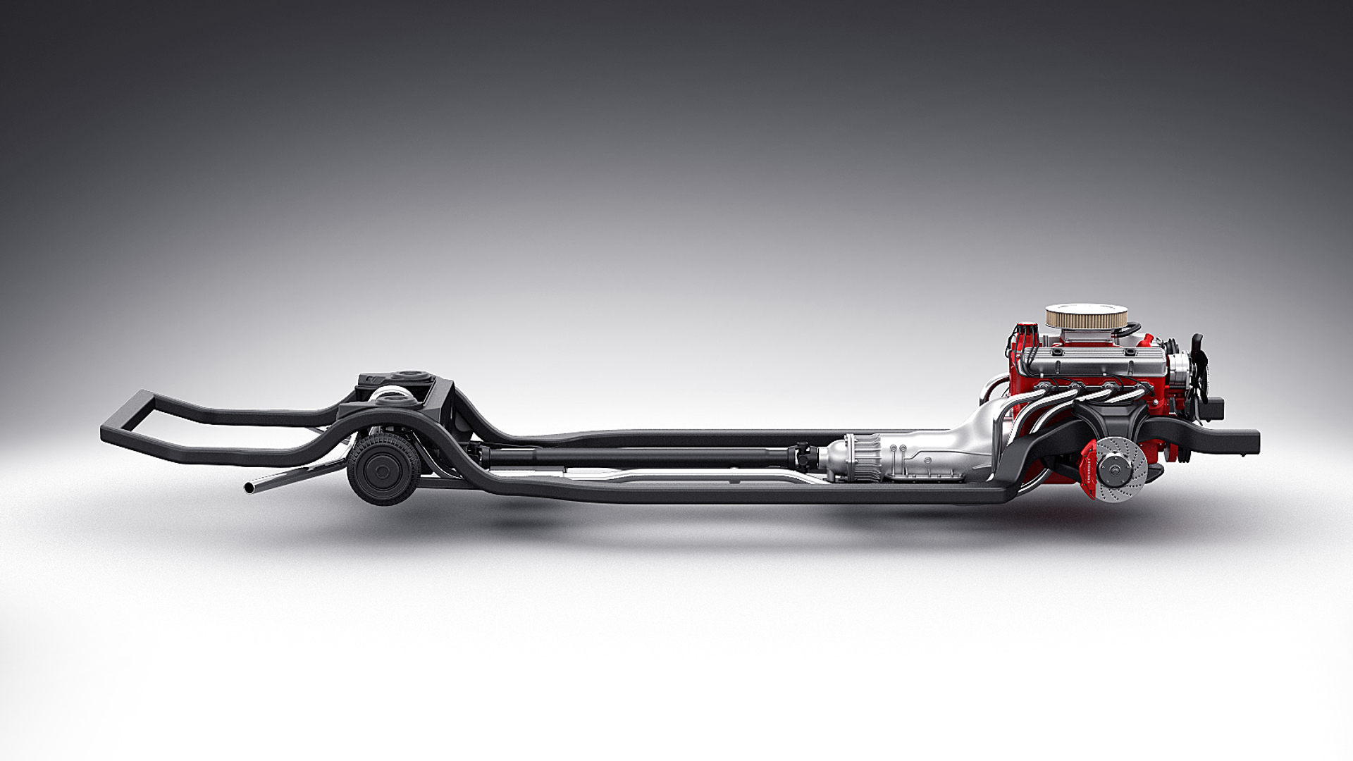 3d model car chassis