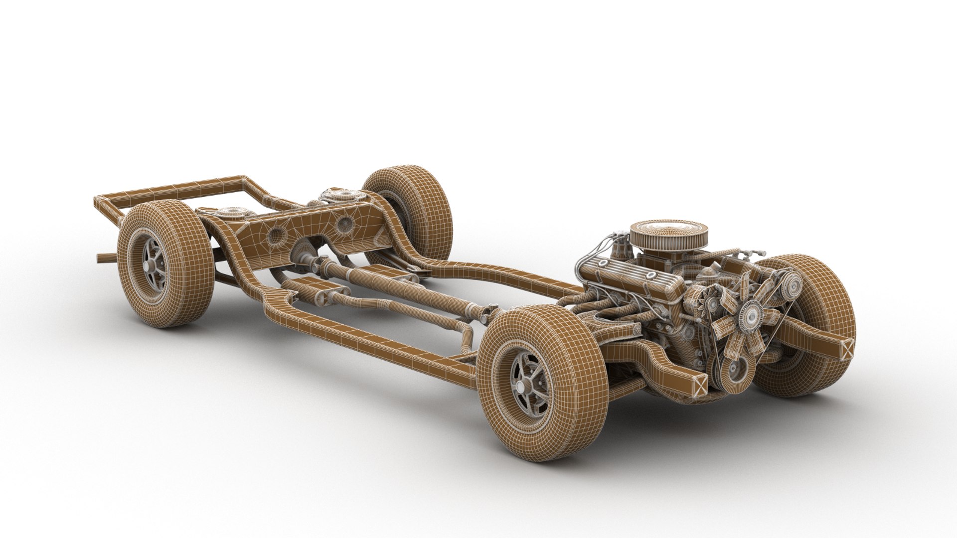 3d Model Car Chassis