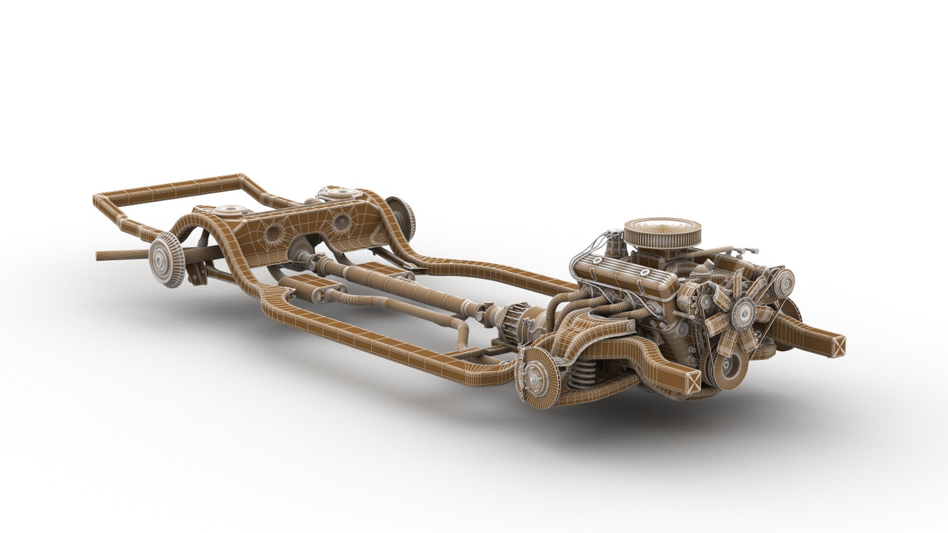 3d Model Car Chassis