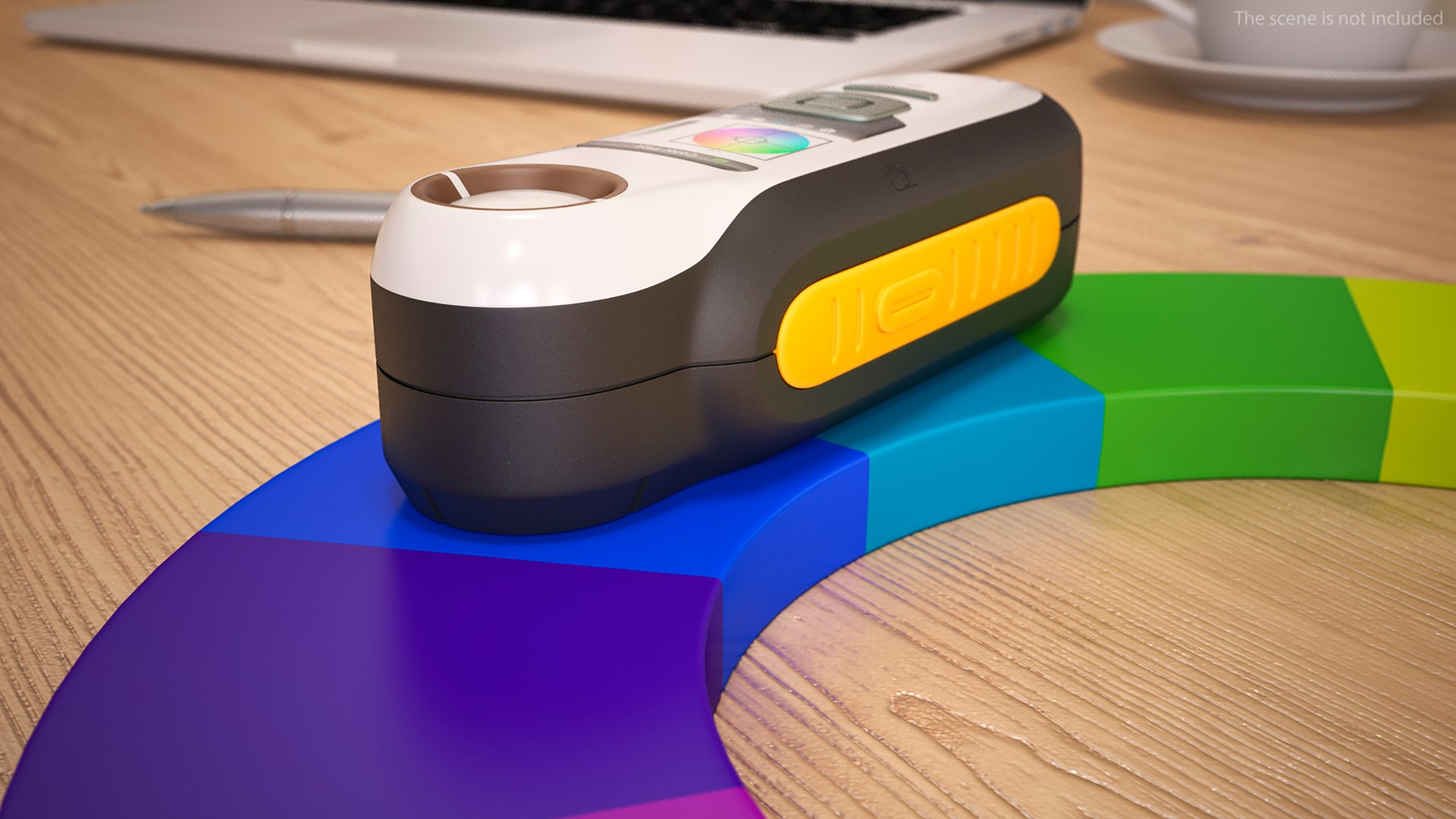 Portable Spectrocolorimeter On Circular Color Chart 3D - TurboSquid 2415924