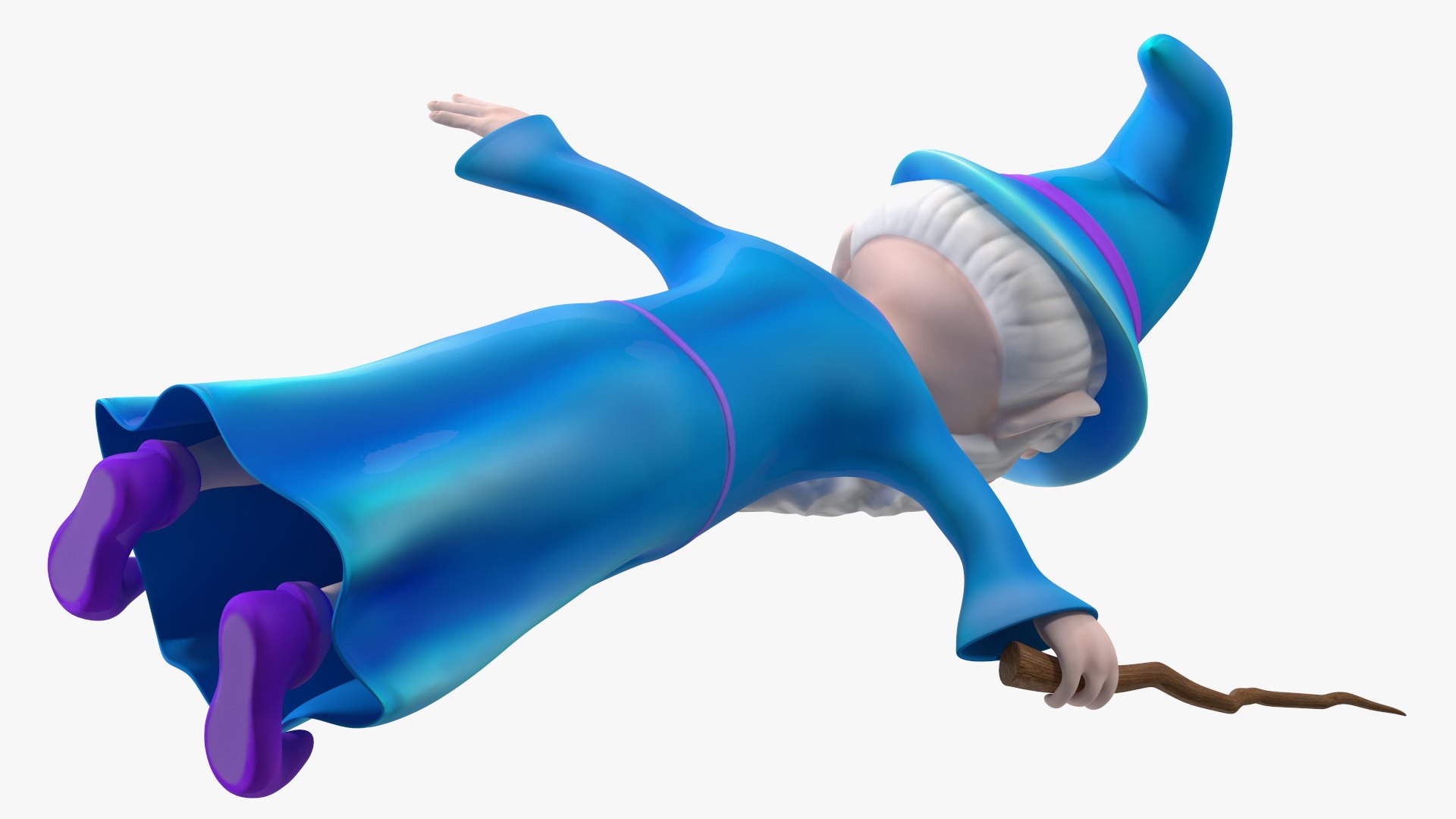 Old Wizard Cartoon Character Rigged 3D model - TurboSquid 2130174