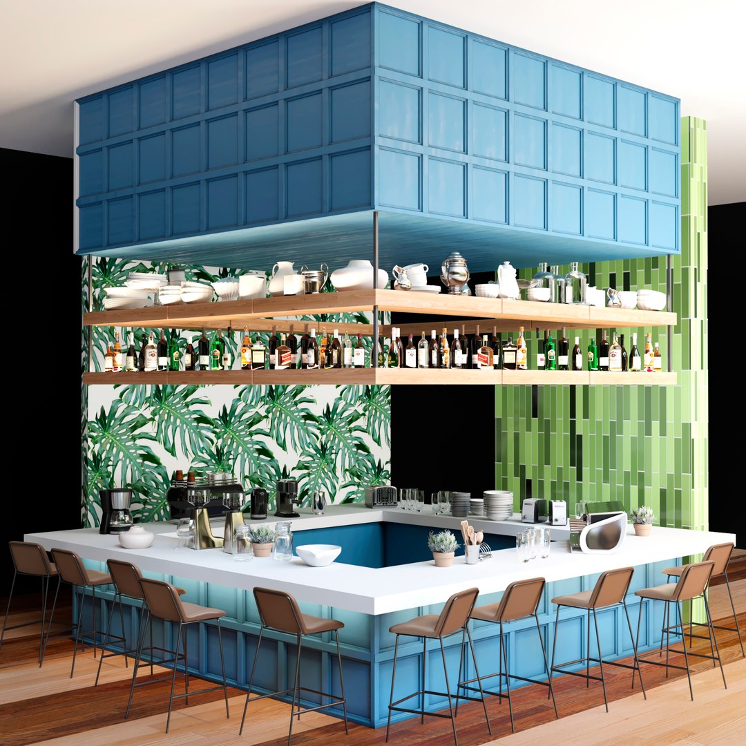 3D Design Cafes Restaurants Bars - TurboSquid 1622051