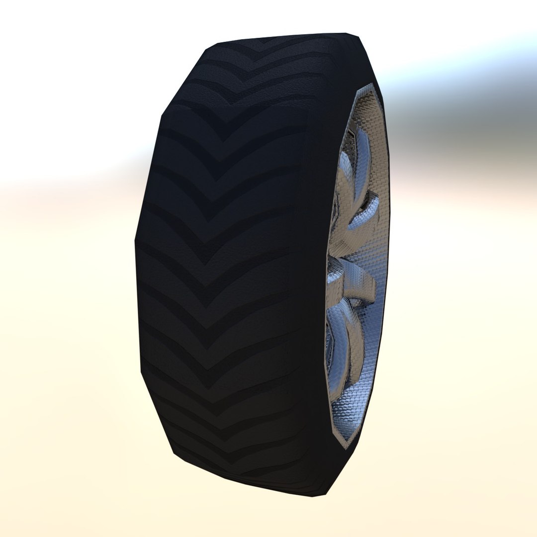 Free Wheel 7 Spokes Model - TurboSquid 1227452