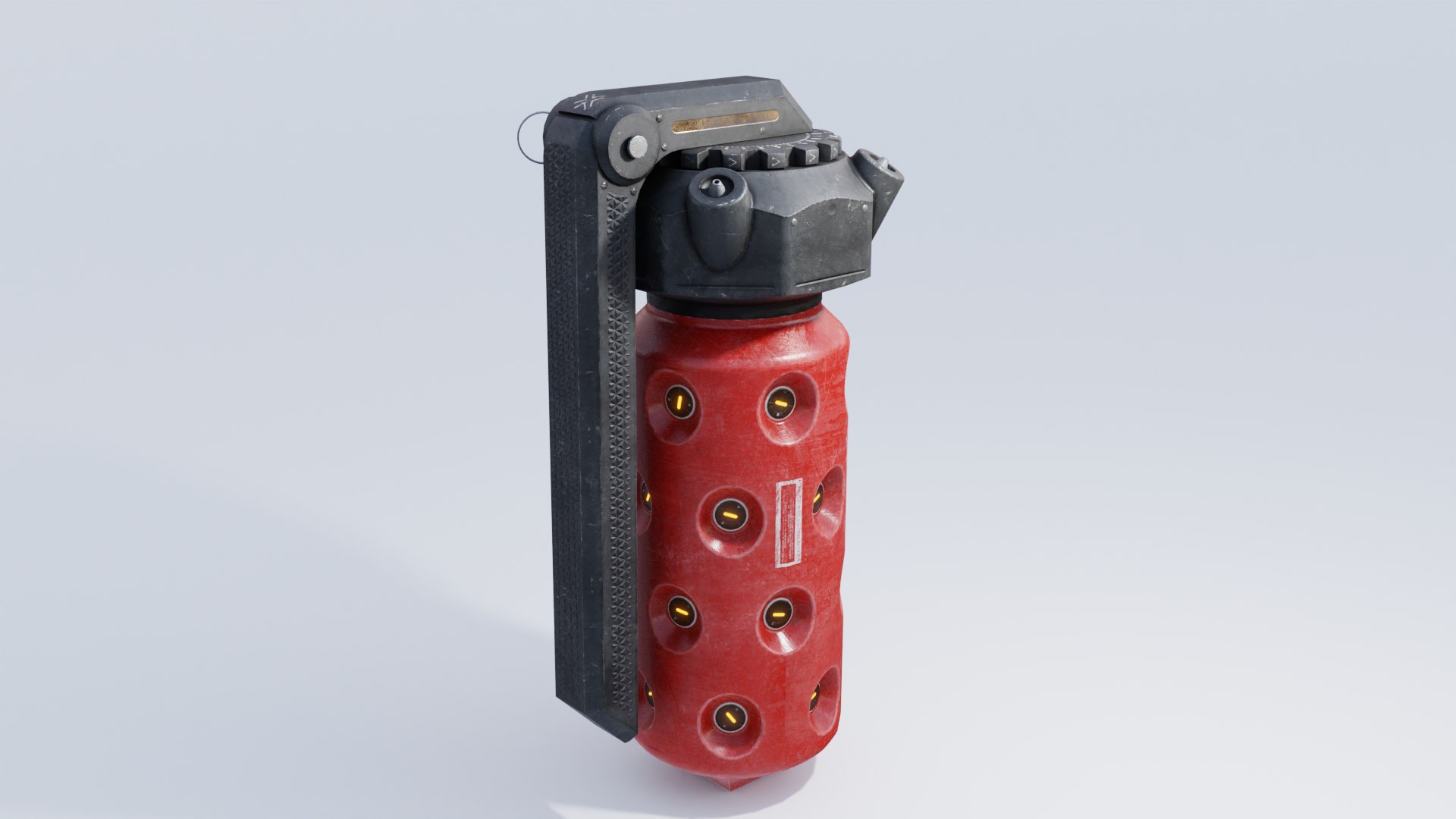 Sci-fi Flashbang Grenade 4K And 2K Textures 3D Model - TurboSquid 2078351