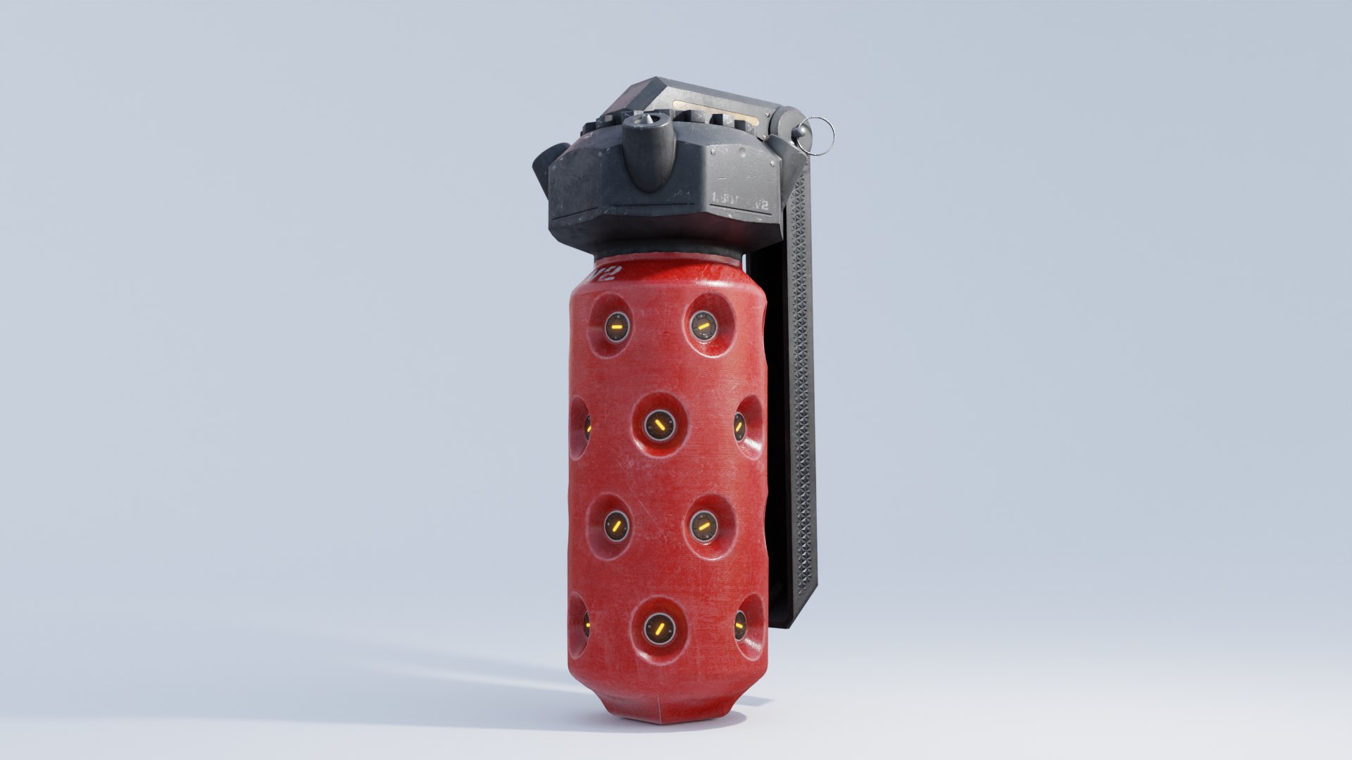Sci-fi Flashbang Grenade 4K And 2K Textures 3D Model - TurboSquid 2078351