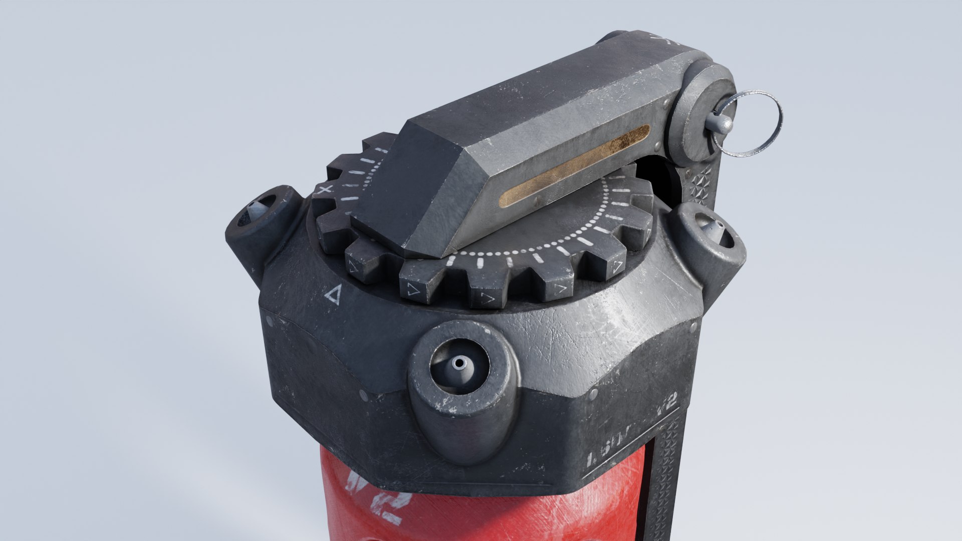 Sci-fi Flashbang Grenade 4K And 2K Textures 3D Model - TurboSquid 2078351