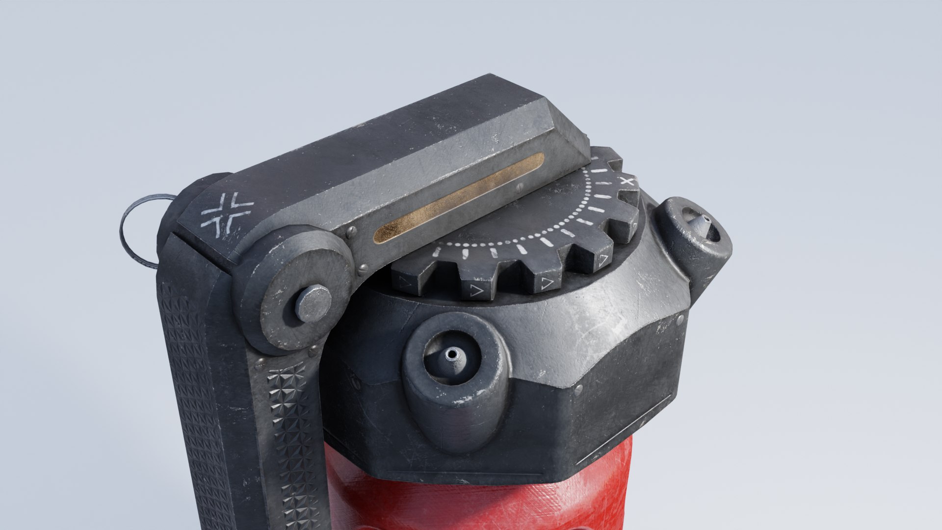 Sci-fi Flashbang Grenade 4K And 2K Textures 3D Model - TurboSquid 2078351