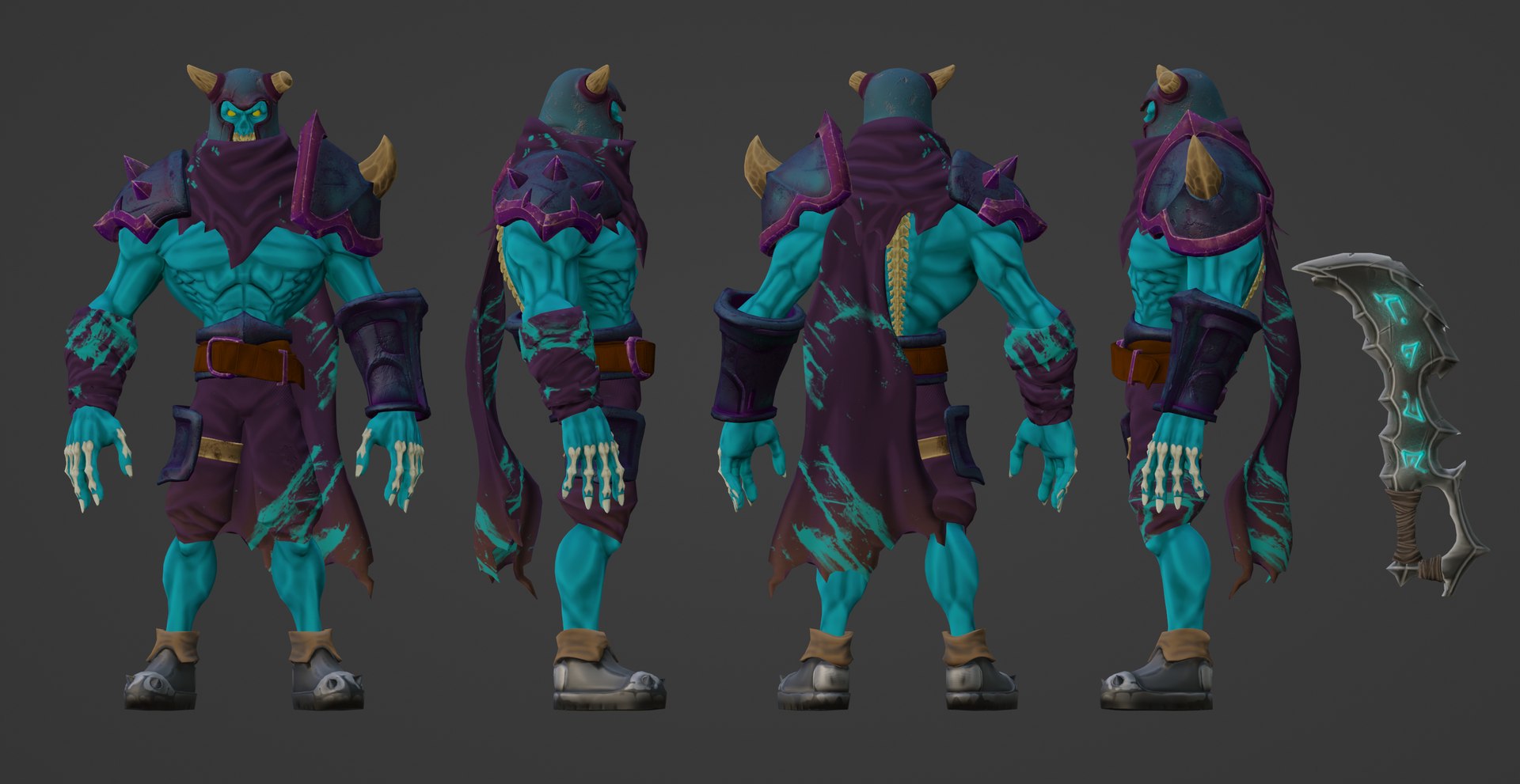 Slayer Demon 3D Model - TurboSquid 2039292