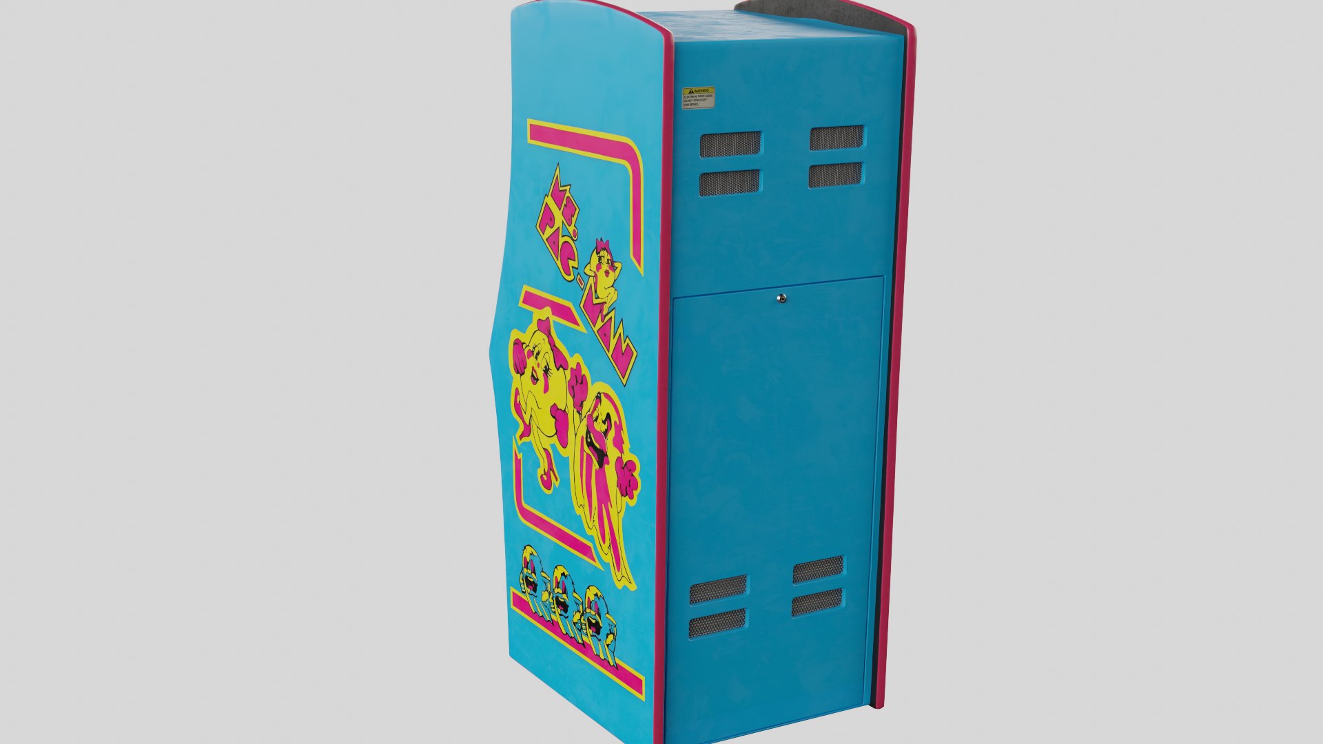 Ms Pac-Man Arcade Cabinet Retro 3D Model - TurboSquid 2427989