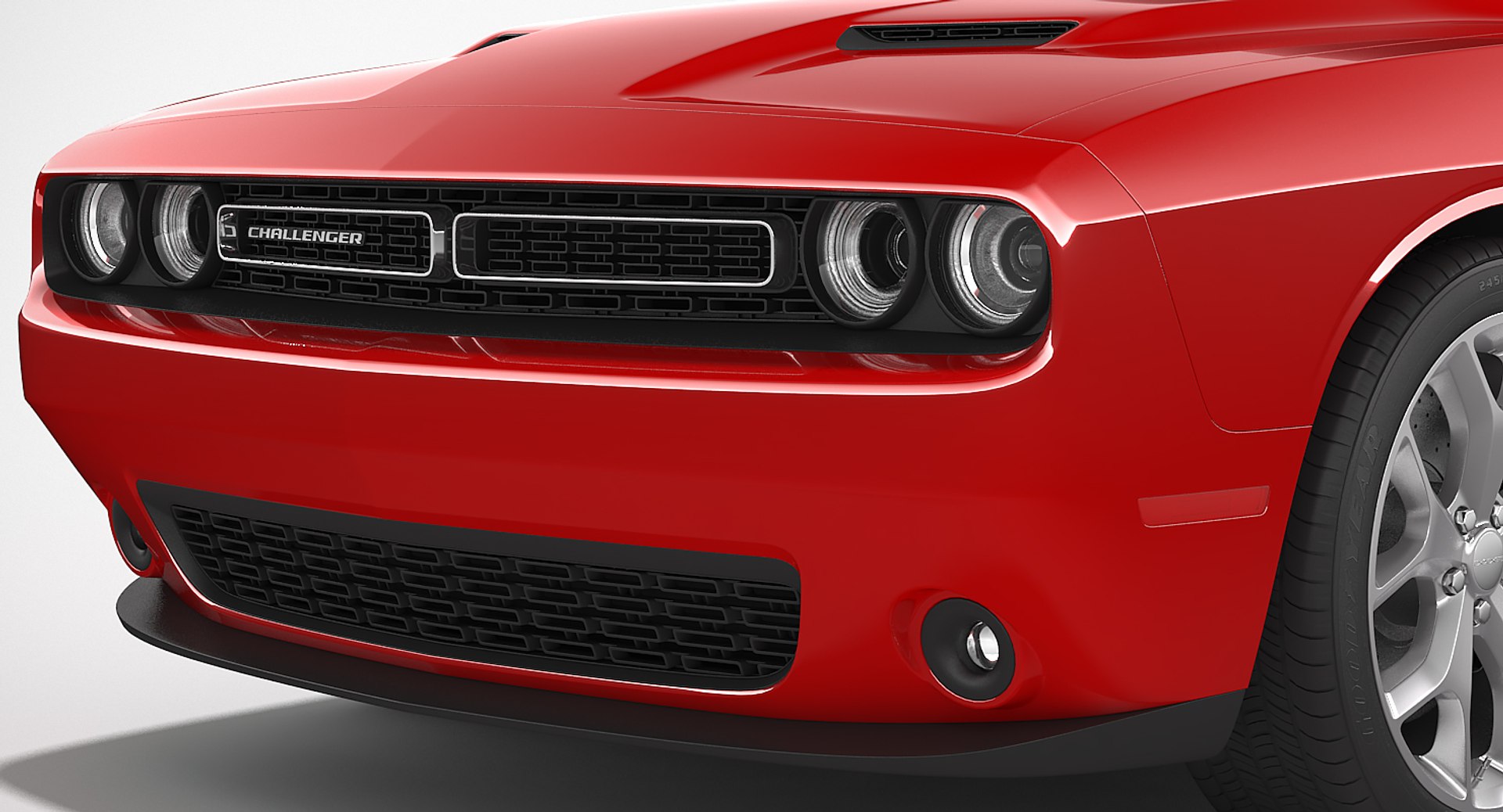 3d Dodge Challenger Sxt 2015