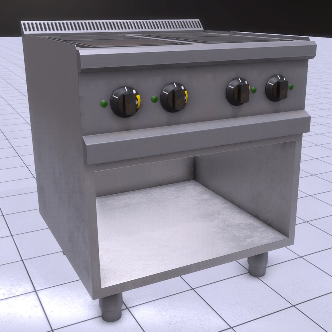 3D pbr electric stove fast model - TurboSquid 1266033