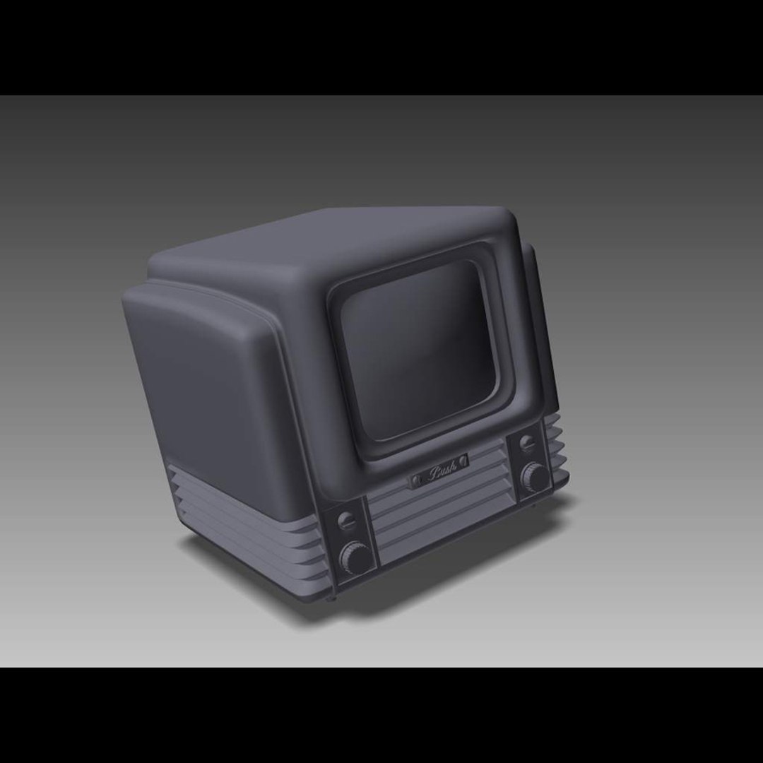 Bush Tv 12 9 3d Max
