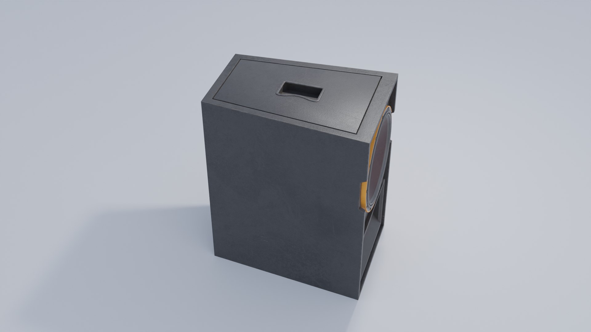 Big Black Concert Speakers With 4K Textures 3D Model - TurboSquid 1967093