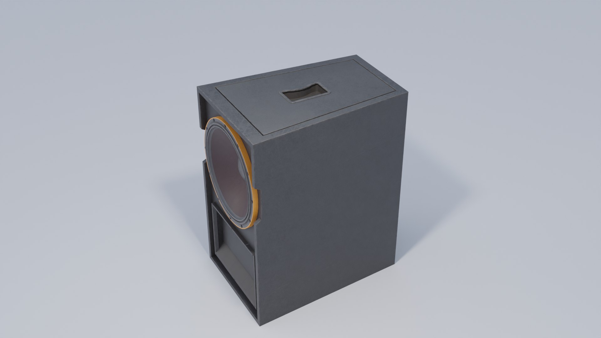 Big Black Concert Speakers With 4K Textures 3D Model - TurboSquid 1967093