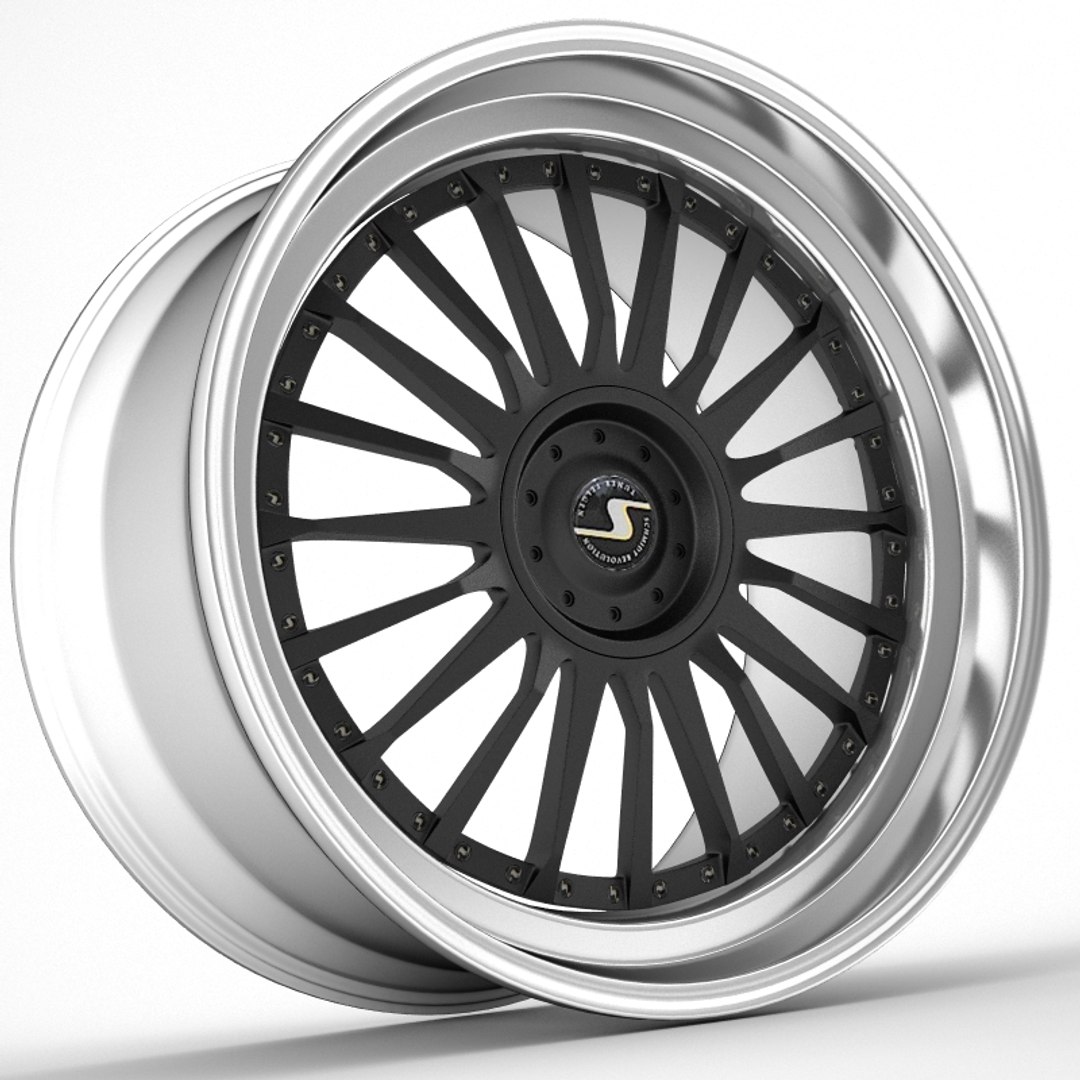 3d model schmidt wheel rims