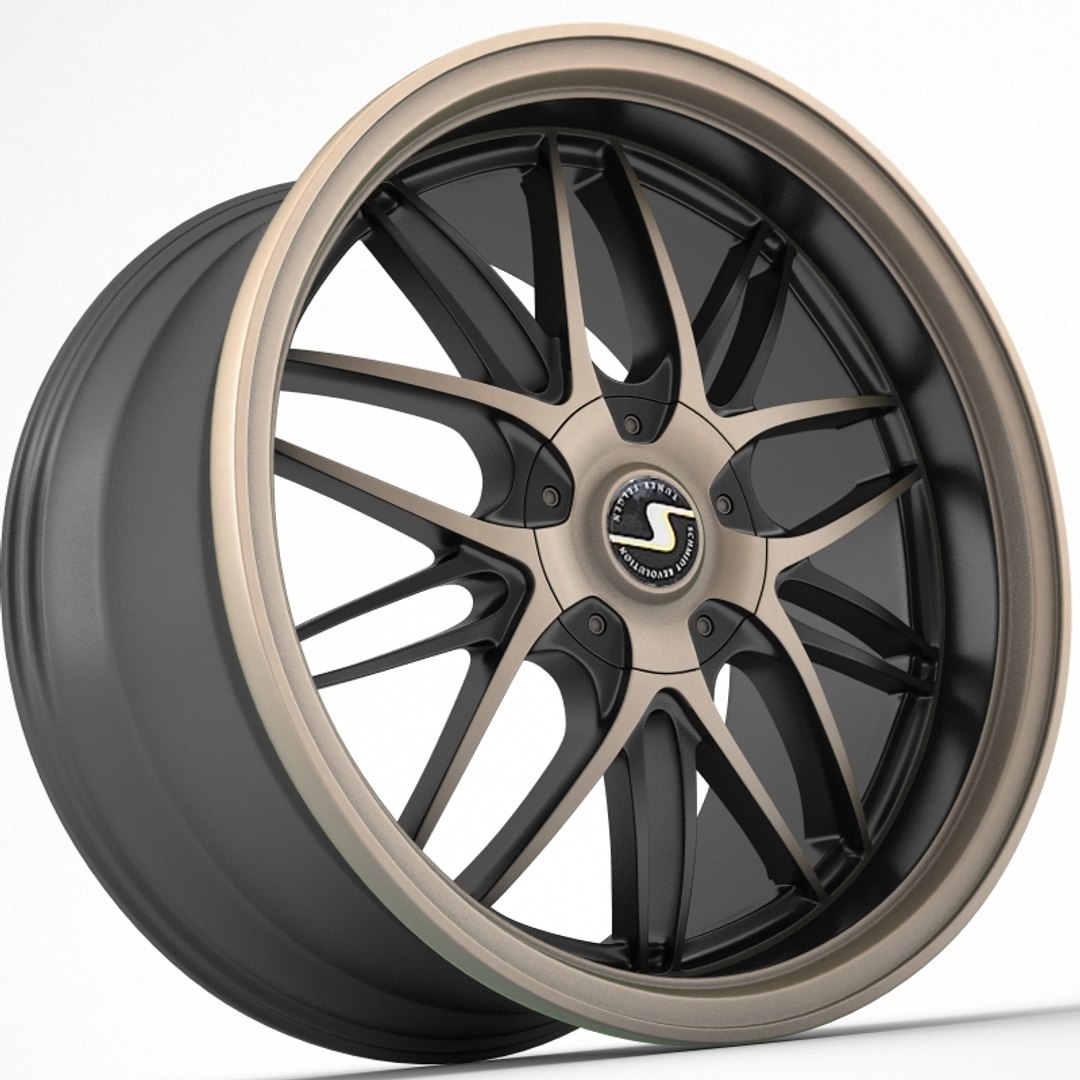 3d model schmidt wheel rims