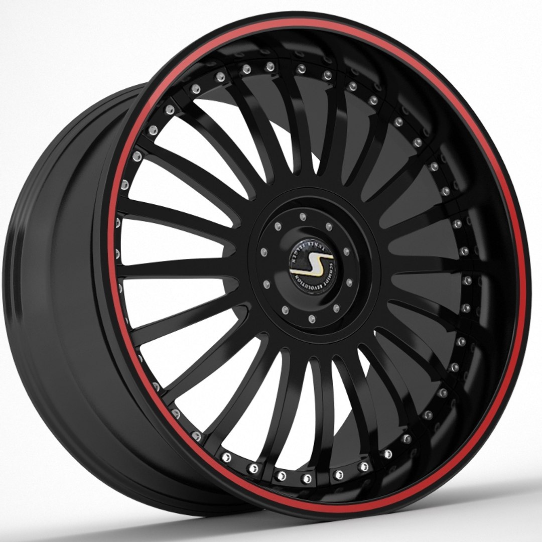 3d Model Schmidt Wheel Rims