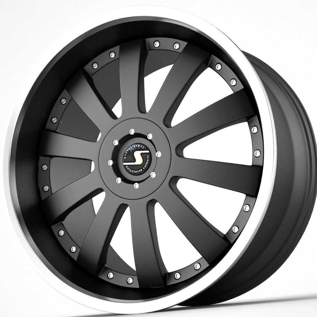 3d model schmidt wheel rims