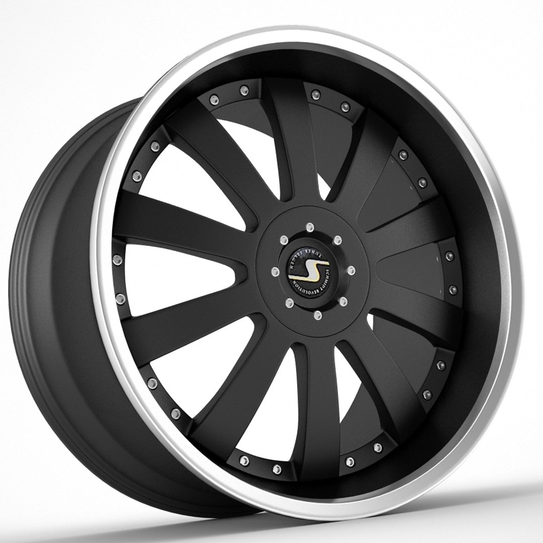 3d model schmidt wheel rims