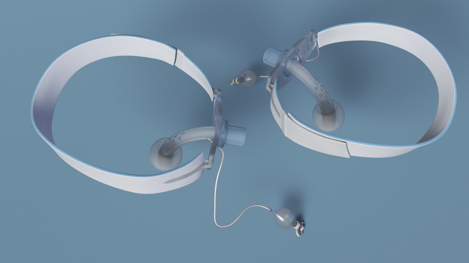 3D Cuffed Tracheostomy Tube With Neck Strap - TurboSquid 2405892