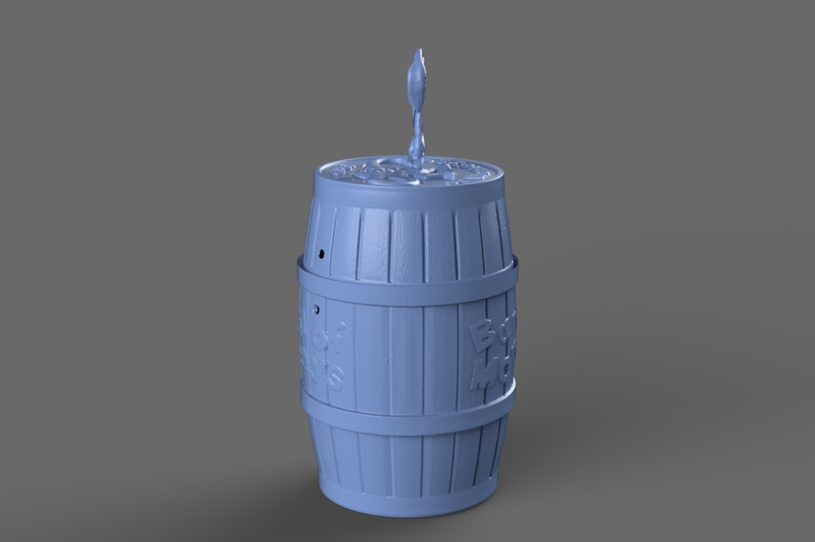3d Scan Barrel Monkeys Model