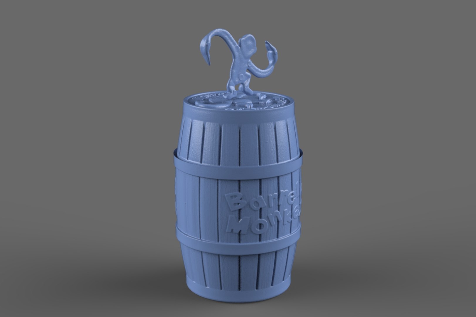 3d Scan Barrel Monkeys Model