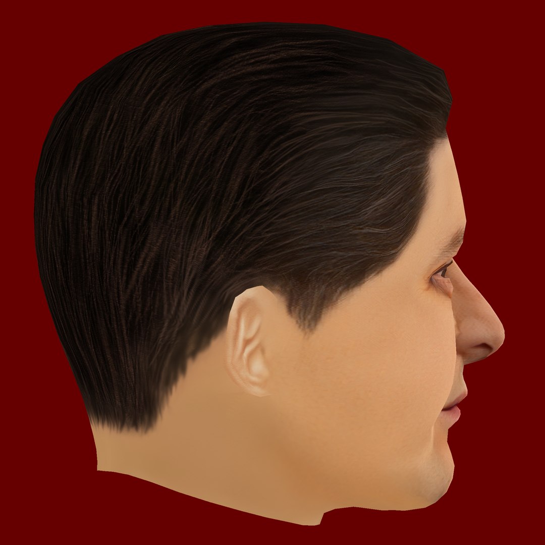 Low Poly Head Of The President - Volodymyr Zelenskyy 3D Model ...