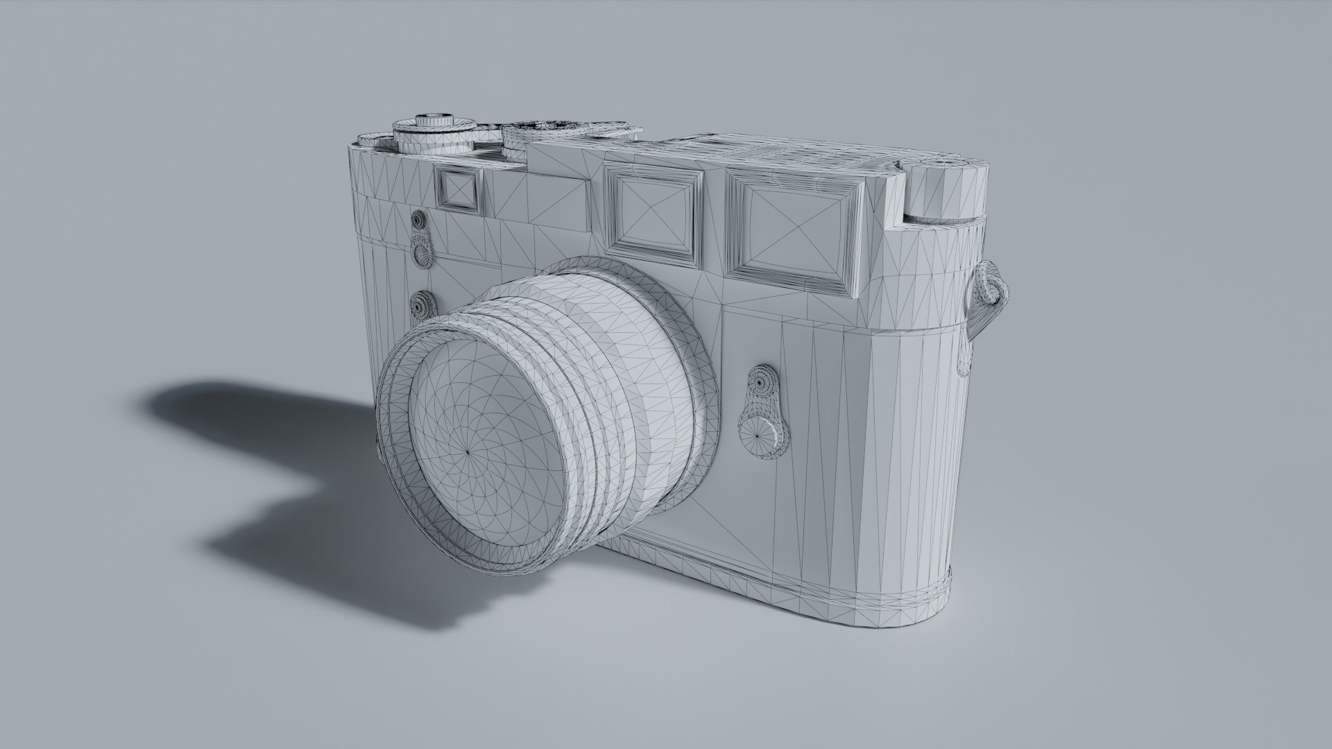 3D Camera Leica M3 Retro Silver Model - TurboSquid 1783028