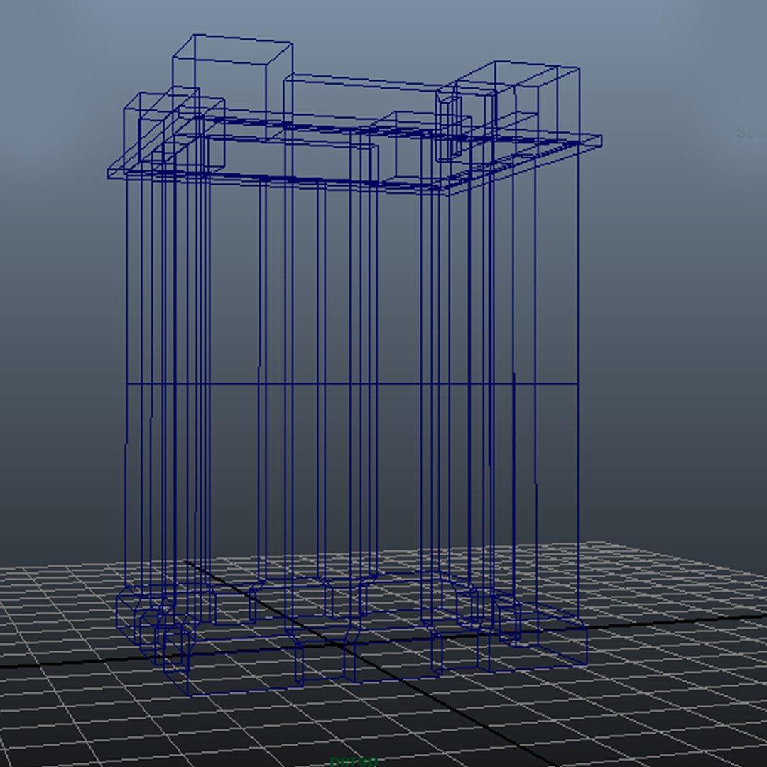 3d Model Of Military Building