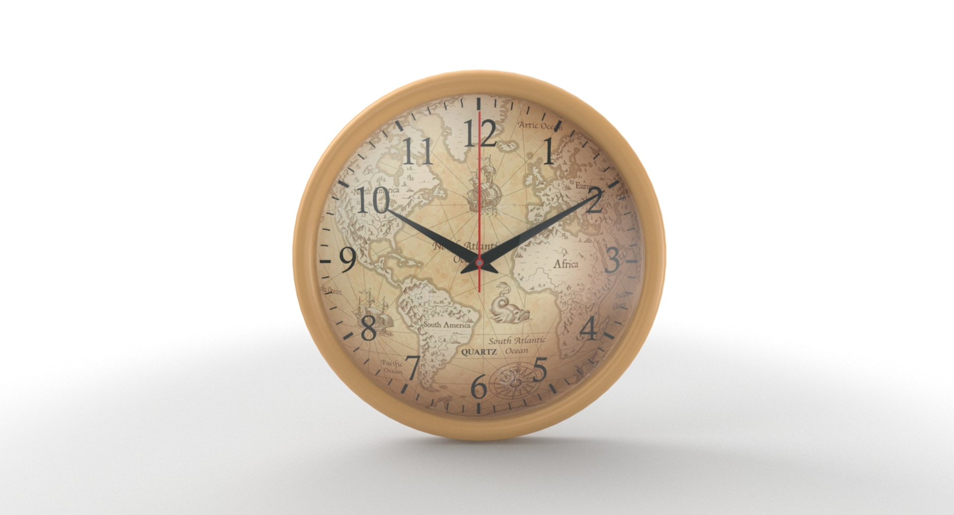 Wall 03 Clock 3D Model - TurboSquid 1420533