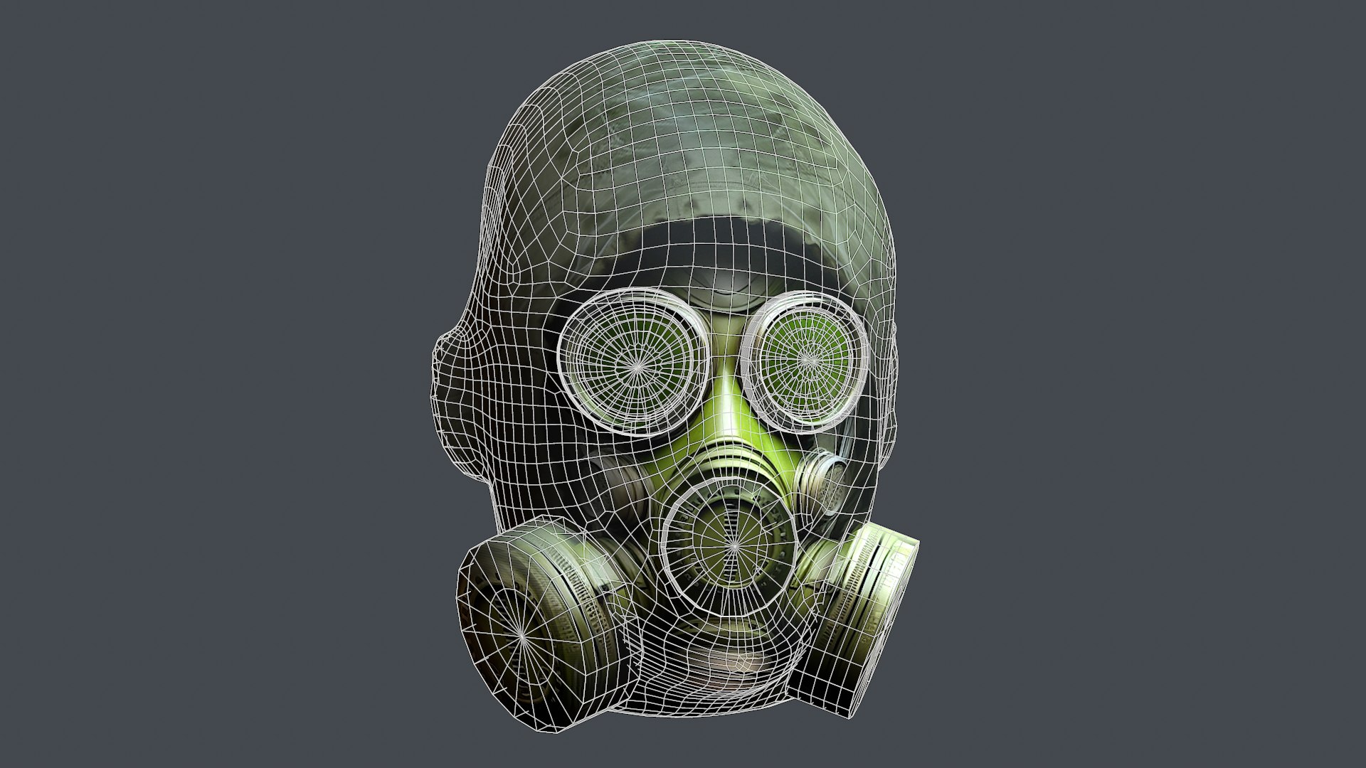 Gas Mask Helmet 3d Model Military Combat Soldier Armor Scifi Fantasy ...