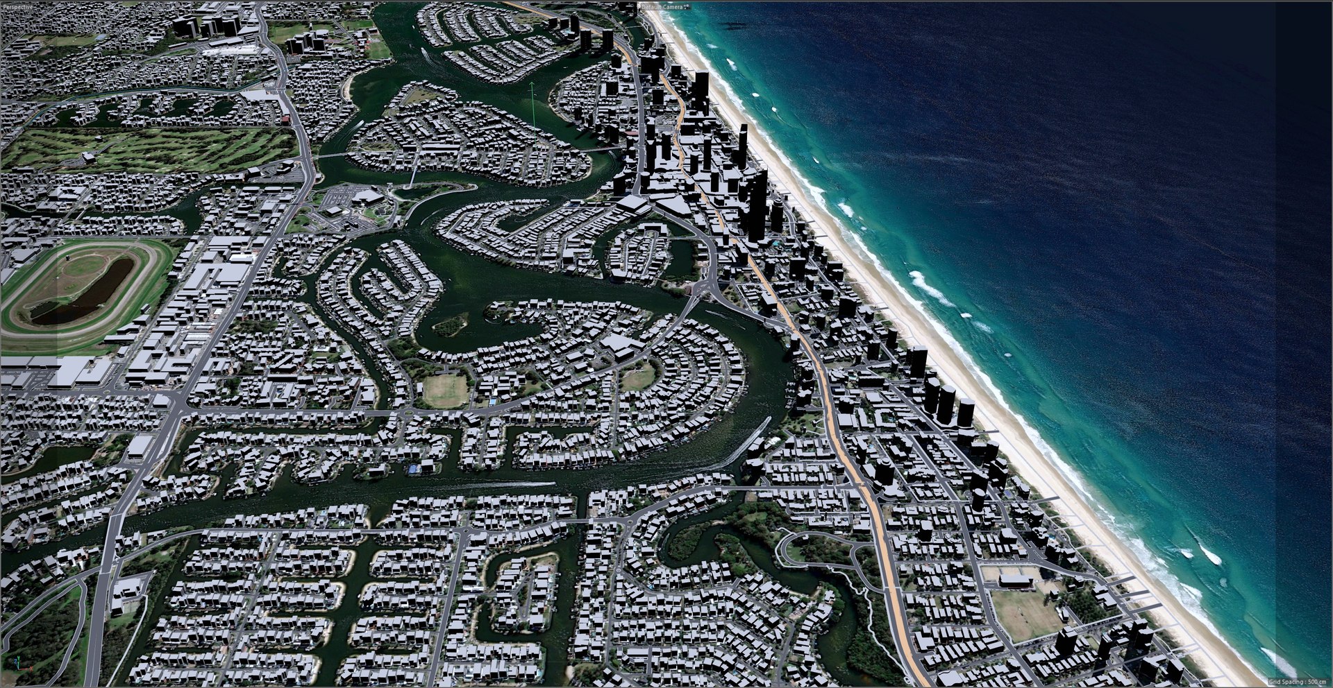 3D Surfers Paradise Queensland Australia - TurboSquid 2042538