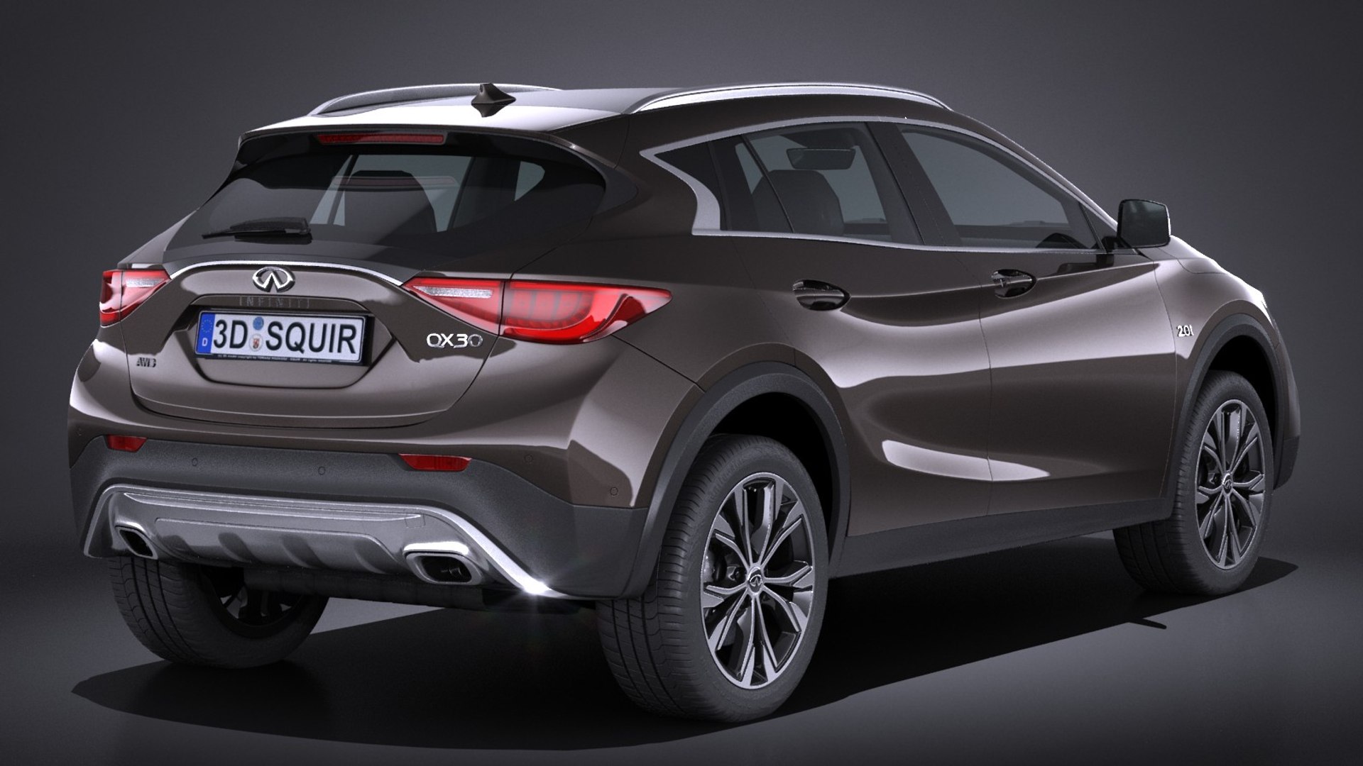 3d infiniti qx30 2017