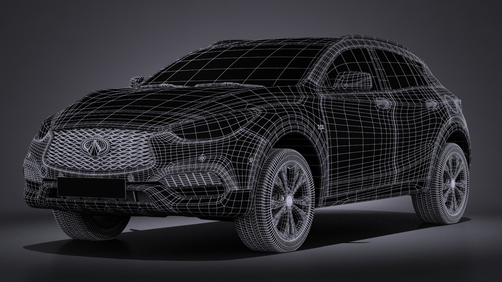 3d infiniti qx30 2017
