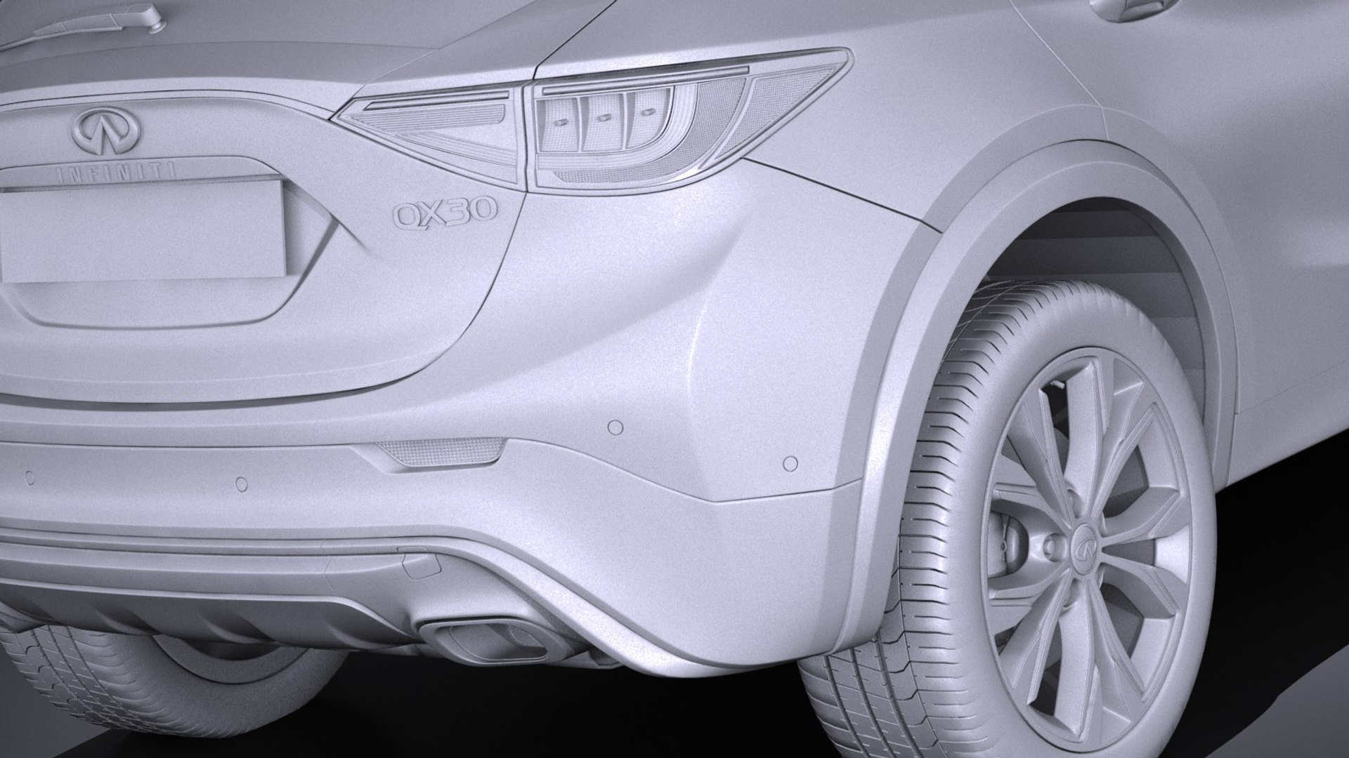 3d infiniti qx30 2017